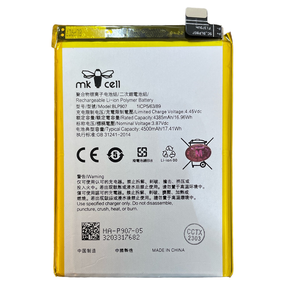 Batería OPPO Reno 7 / Reno 7z 5g BLP907 4500mAh – MK Cell Mexico